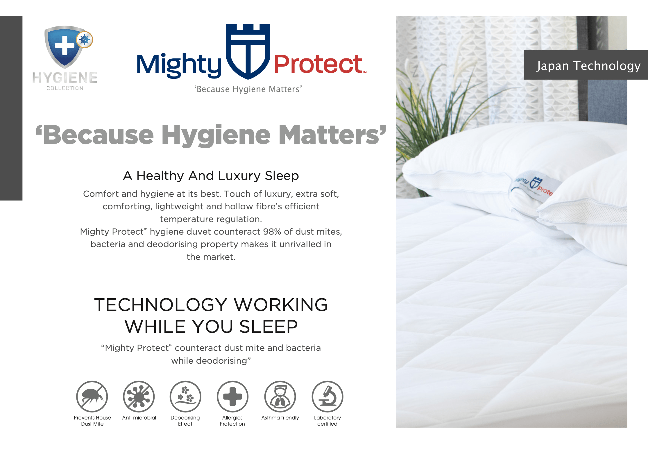 Pillow for back Sleep habits in Bahrain - Mighty Protect Pillow